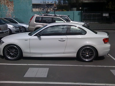 What A Machine™: My friend's BMW 135i track car (modded)