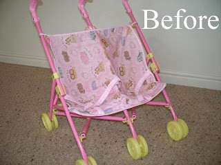 Cookie Nut Creations: Doll Stroller Makeover