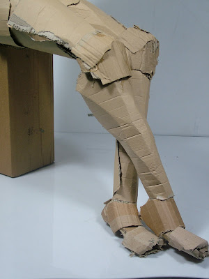 Fabian Matthias Osborne: Cardboard human form