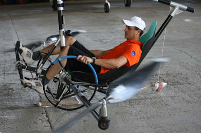 SuperForest: Stephane Rousson's Pedal-Powered Flying Machine!