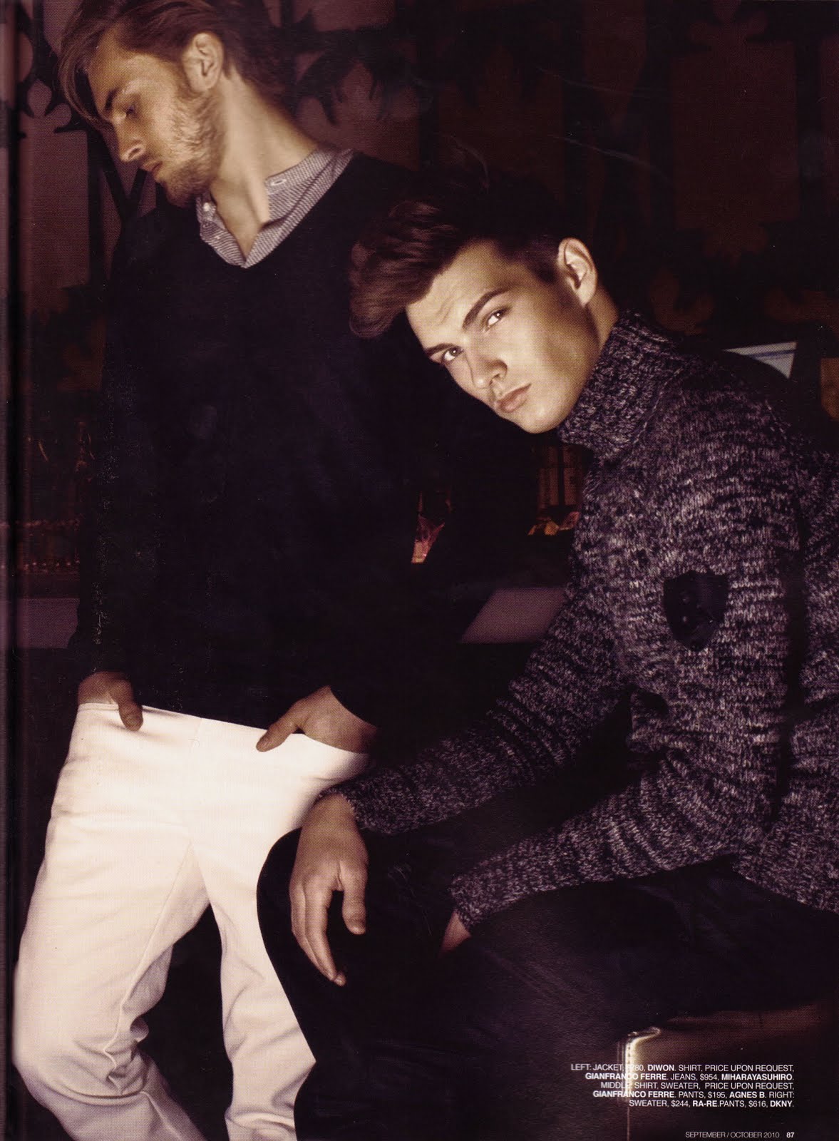 VISION MODEL MANAGEMENT: Vision LA: Brandon Gray / Essential Homme ...