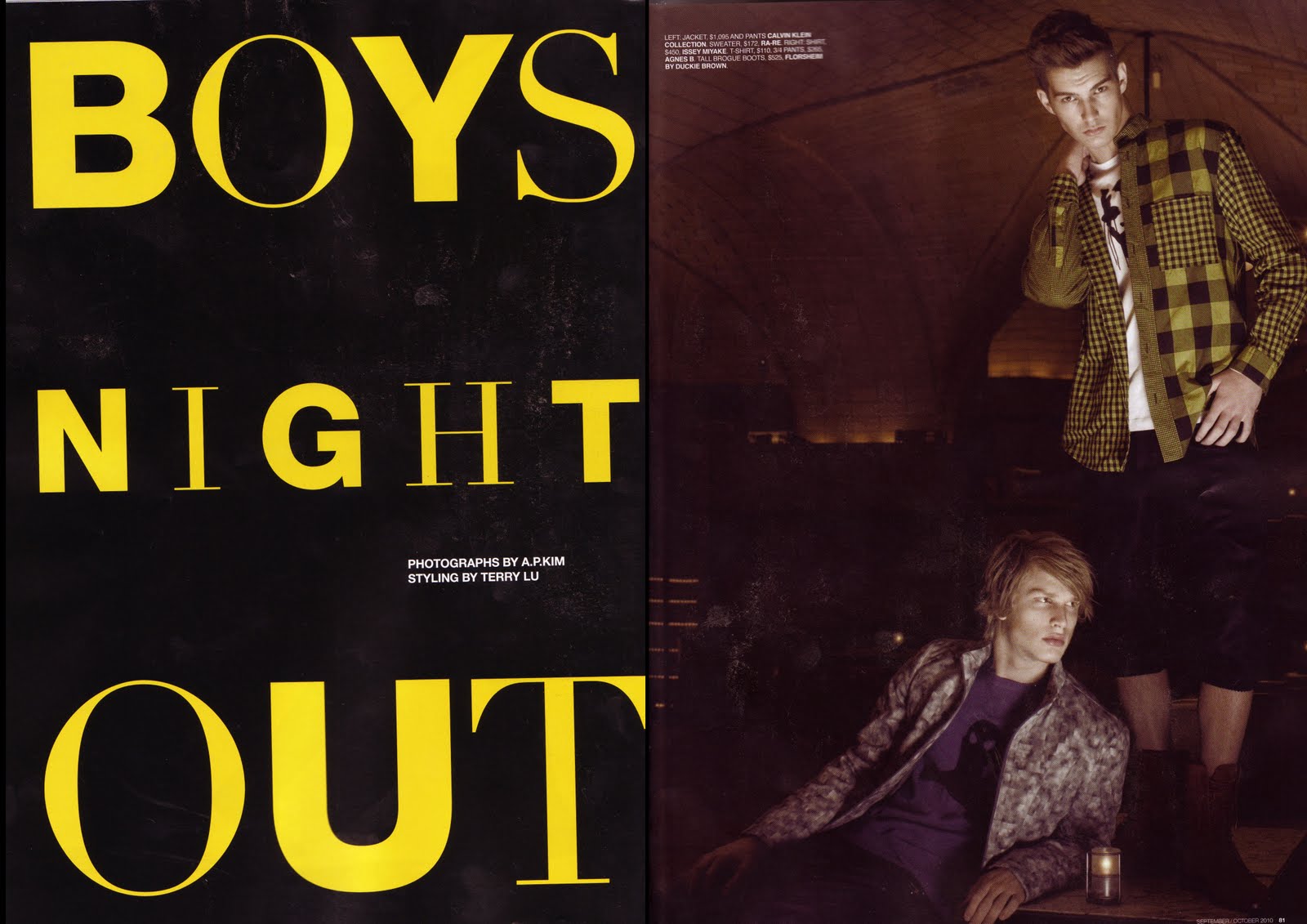 VISION MODEL MANAGEMENT: Vision LA: Brandon Gray / Essential Homme ...