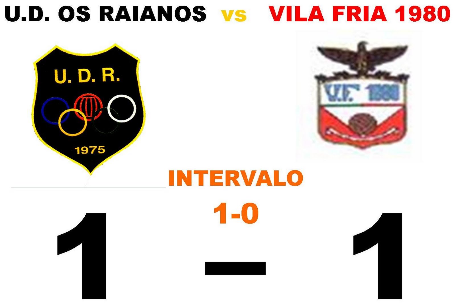 União Desportiva "Os Raianos": 25ª Jornada da Divisão da AFVC
