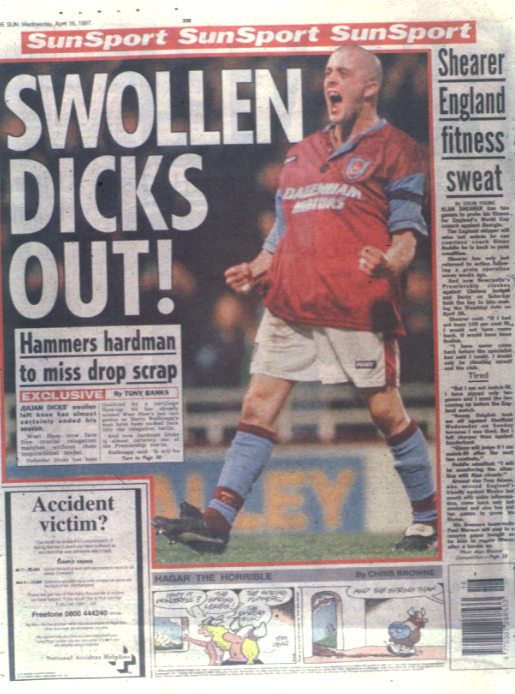 Sands Media Services: 20 classic tabloid headlines