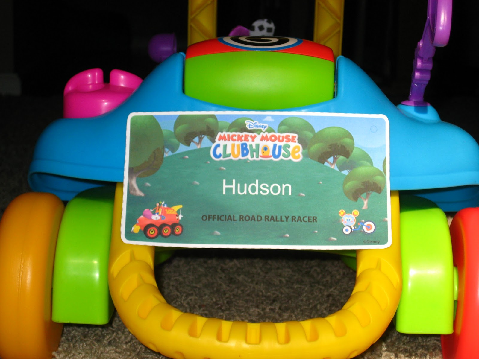 Home Inspired Bliss: Mickey Mouse Road Rally