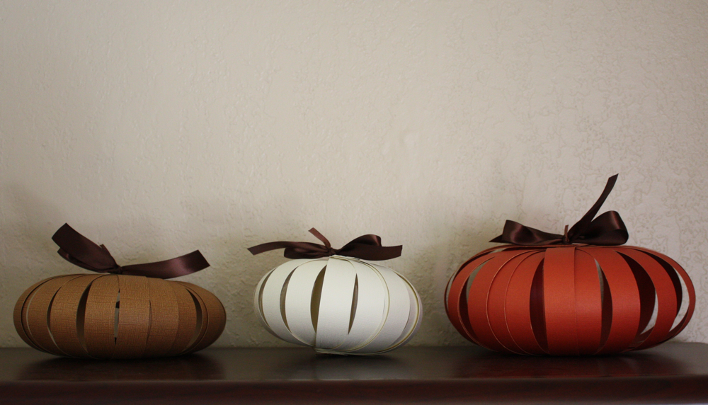 paper pumpkin tutorial