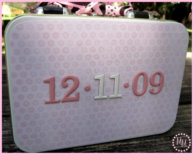 Altered Lunch Box & Baby's 1st Year Album - The Scrap Shoppe