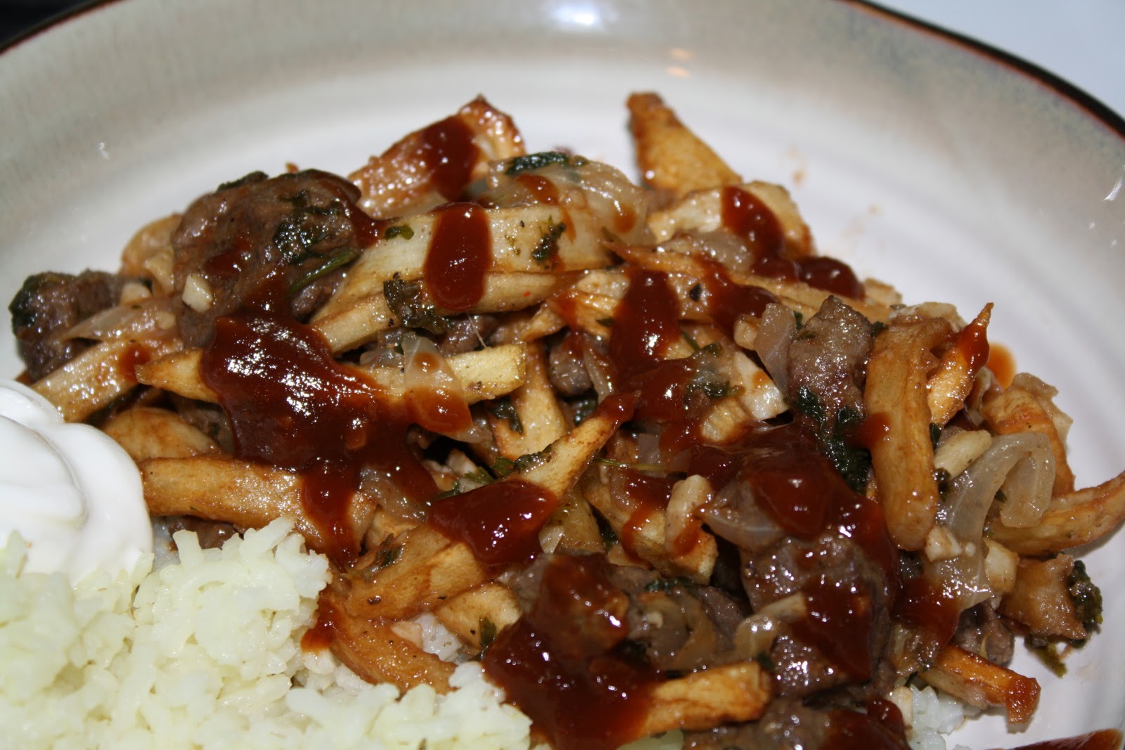 Comfort Food - How to make Homemade French Fries with Beef and BBQ