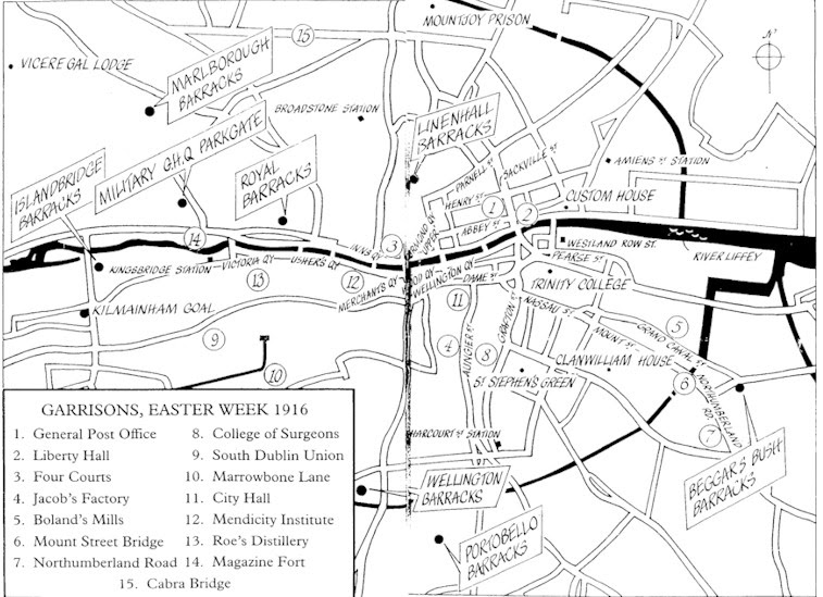 The Irish Rising: Maps of the Easter Rising