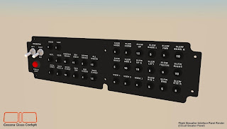 Rhydian's Simulator: Flight Simulator Interface Panel 3D Render