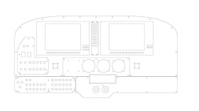 Cessna 172 G1000 Panel Dimensions