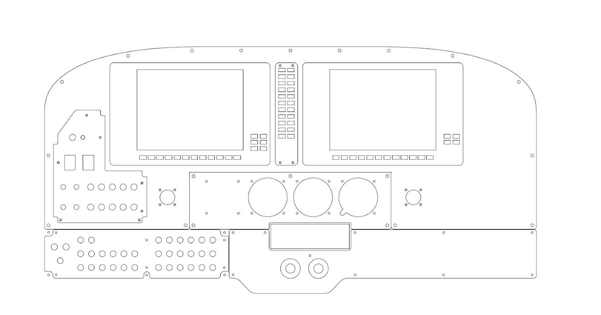 Cessna 172 Instrument Panel Cad