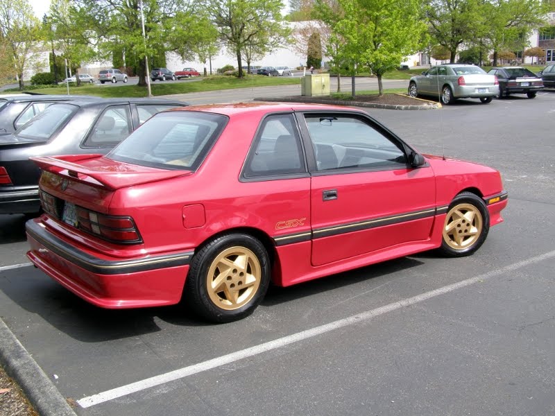 Nostalgic Sub compact: 1989 Shelby CSX—A rare turbocharged Dodge ...