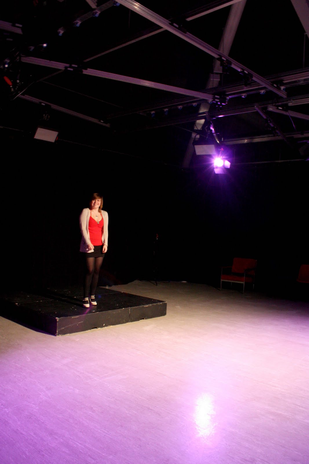 Rosie Thomson- A2 Media: Lighting tests for Audition: second setting