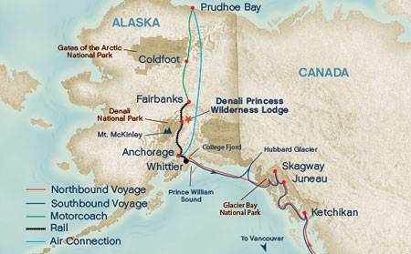 RV Vagabonds: Our Official Itinerary for the Cruisetour to Alaska