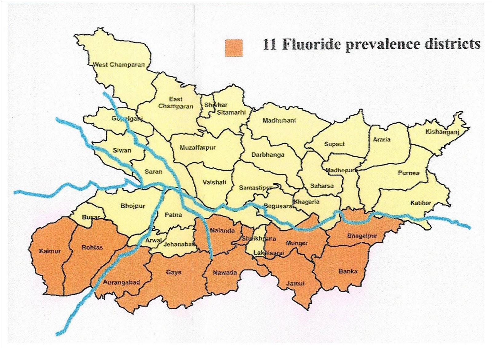SWASTH-WATSAN-Bihar: Ground Water Quality Affected Districts of Bihar