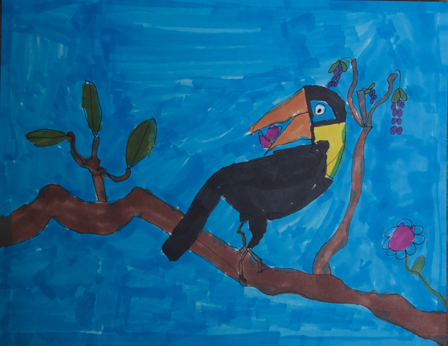 Afternoon Art Classes for Kids: Henri Rousseau and the Toucan