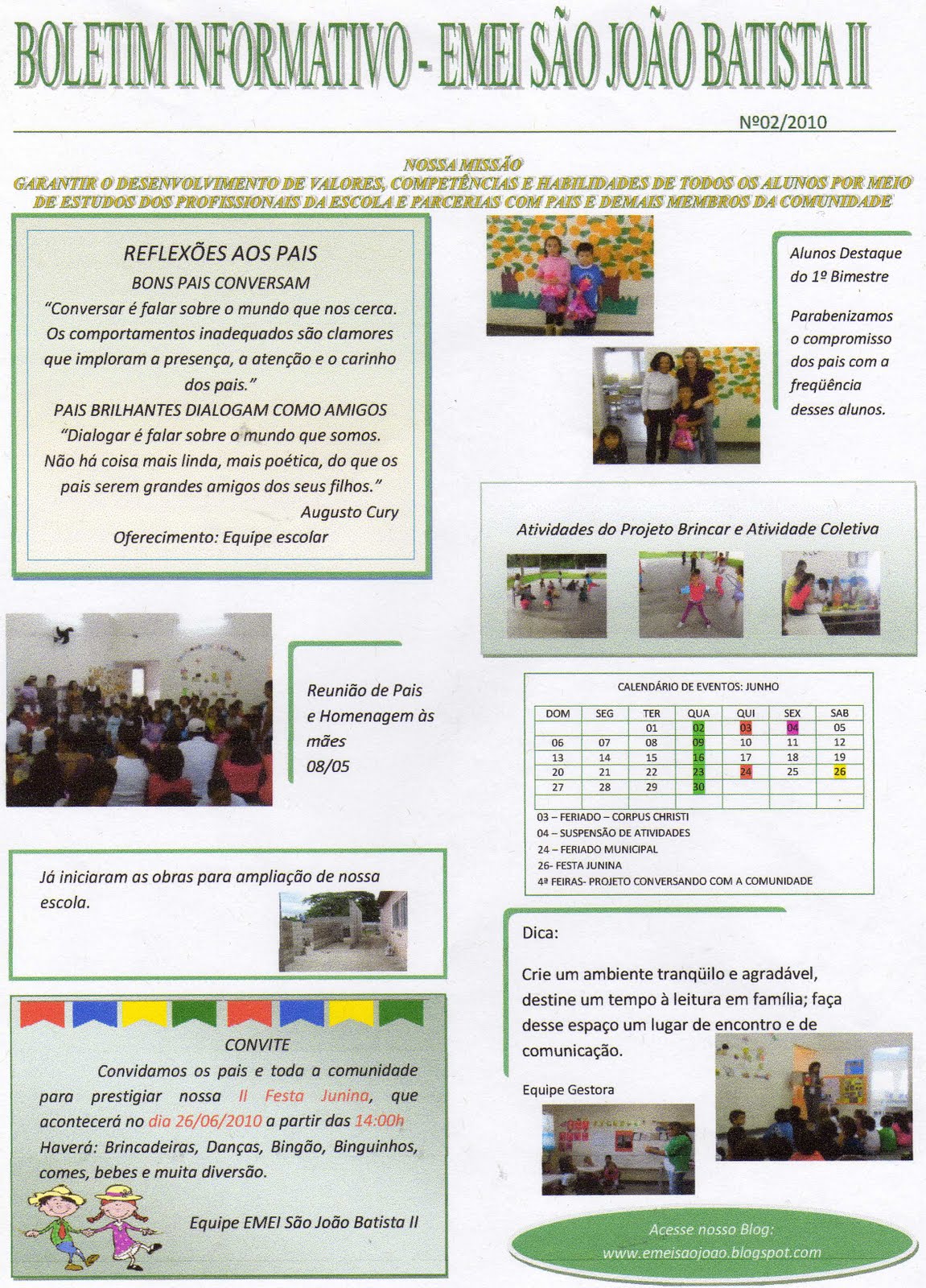 .: Boletim Informativo