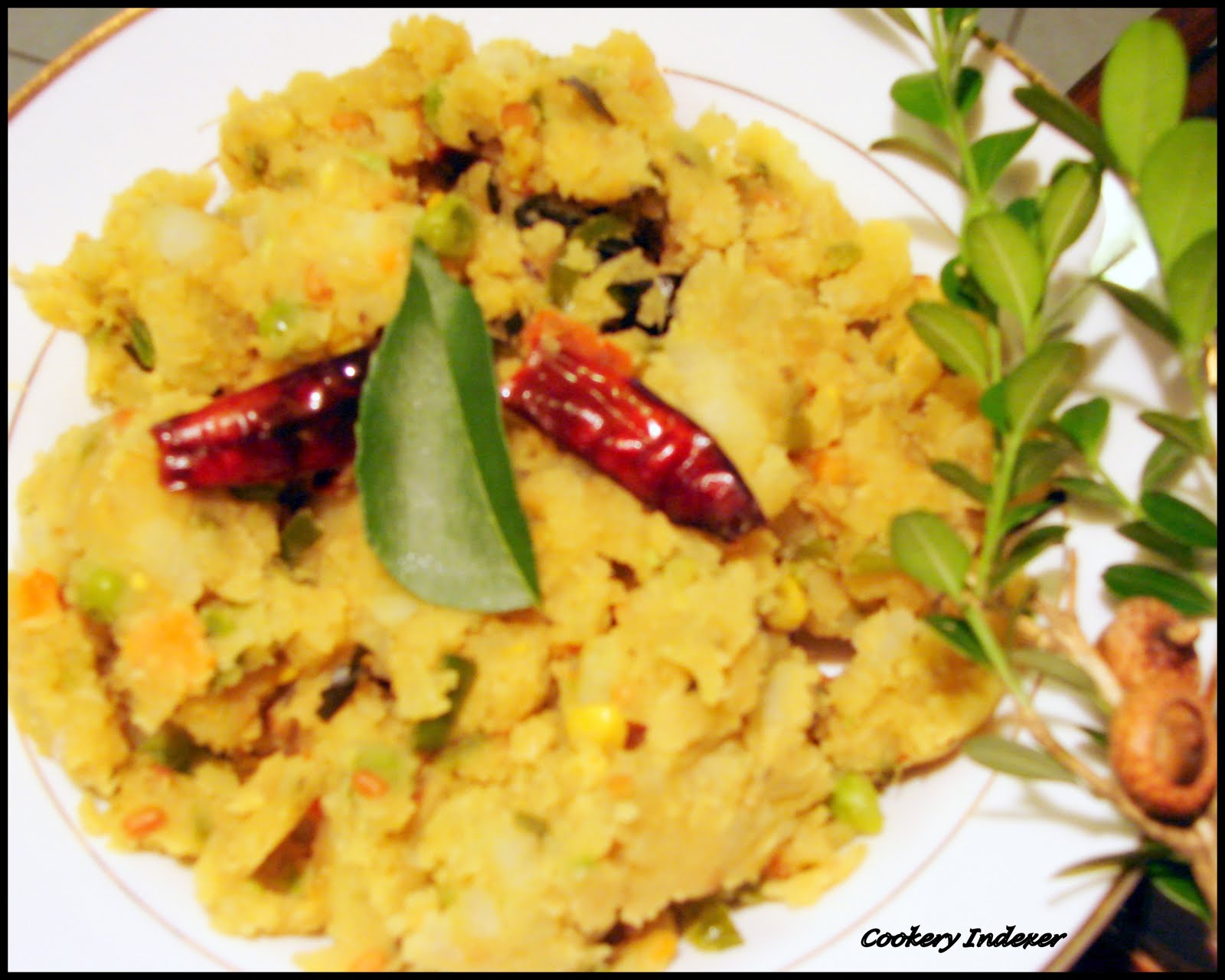! Regional Indian Cuisine Blogroll !: Potato Podimas (Aloo Podimas)