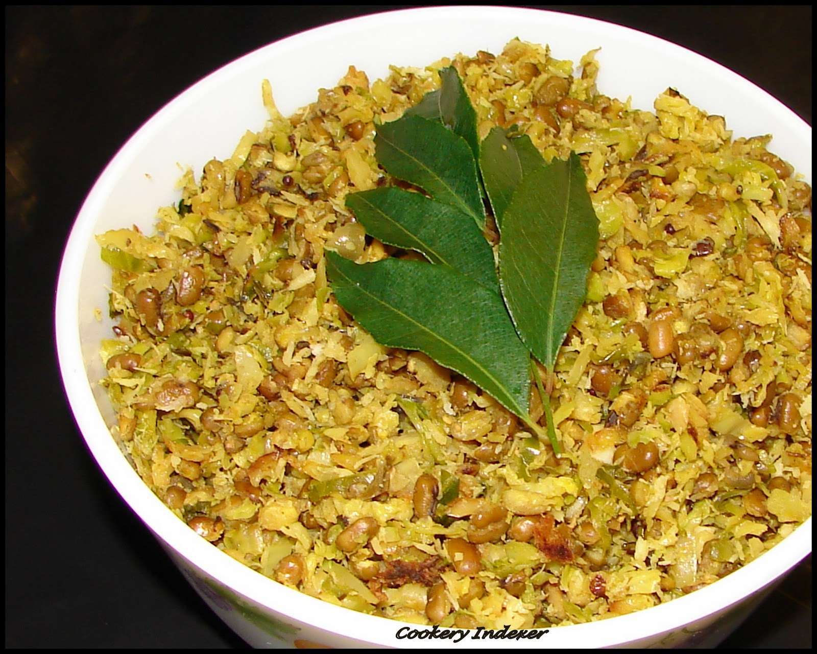 ! Regional Indian Cuisine Blogroll !: Brussels Sprout Cherupayar Thoran ...