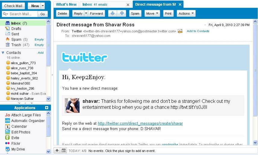 Read Email Message in Gmail Inbox with Right-Click