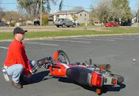 How to Lift a Fallen Motorcycle | Motorcycle Racing