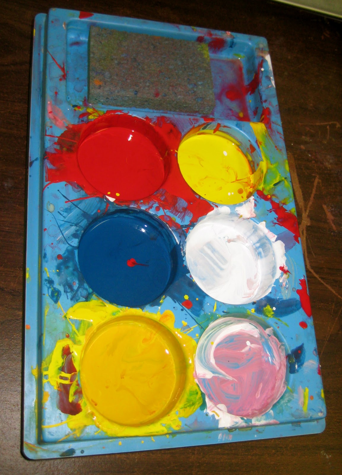 Hello from the FDNSC art room!: The First Day of Painting!