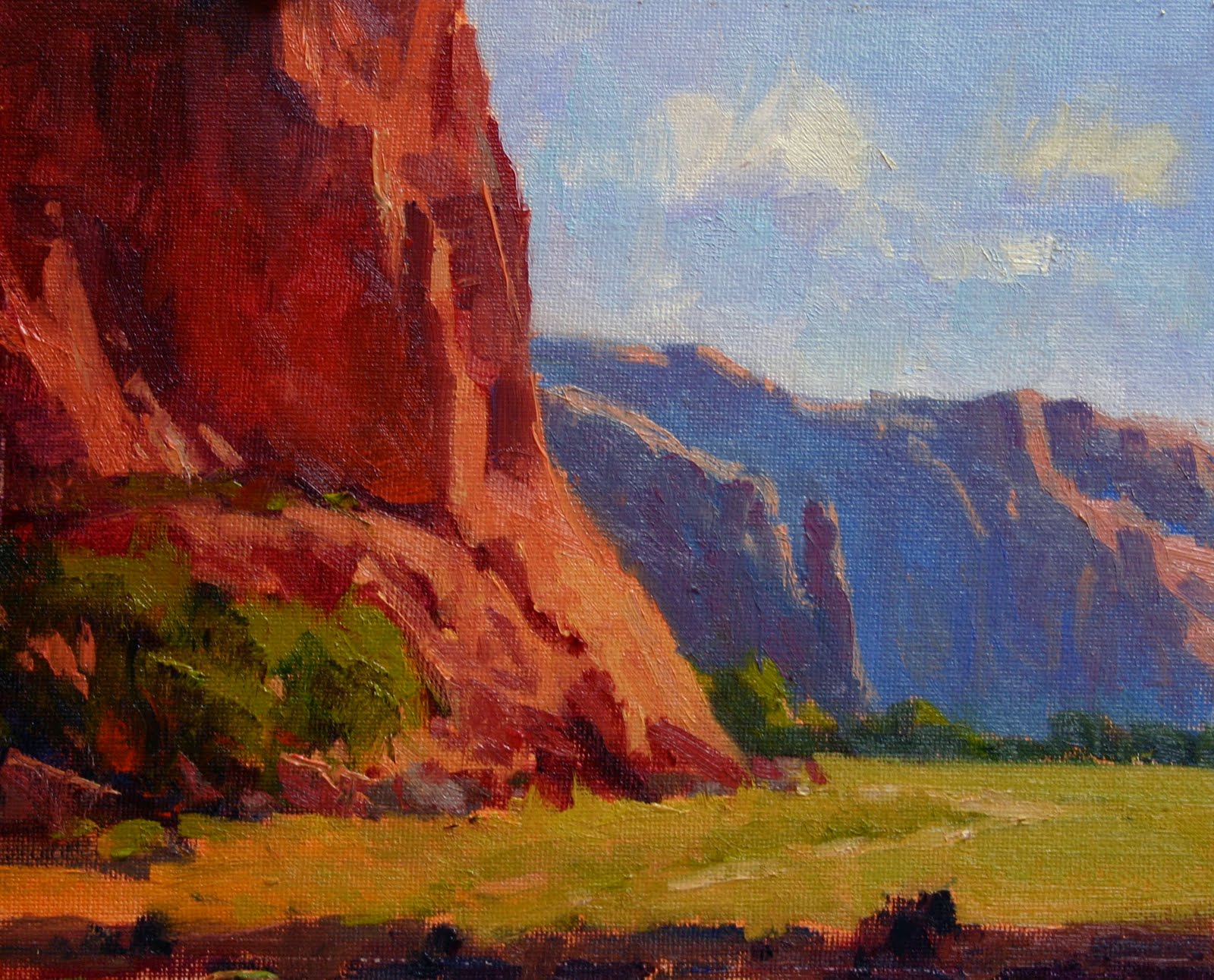 Rusty Jones, Painter's Blog: CANYONS AND BADLANDS 2