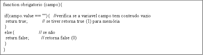 Dicas e tutos de informática: Validando campos com HTML e JavaScript