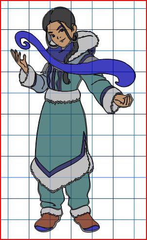 Swimming Through Life: Free MTC/SVG File: Katara