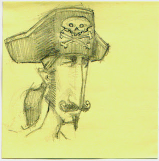 Jamin LeFave: Post-it Note Sketch
