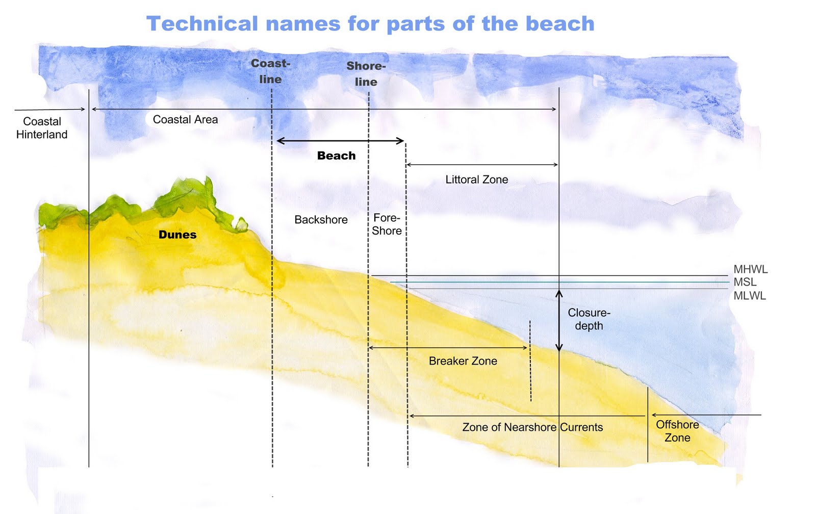 Venus Bay Observation Project: Undertanding some names for parts of the ...