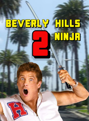 Popcorn Monkey: Hasselhoff in "Beverly Hills Ninja 2"
