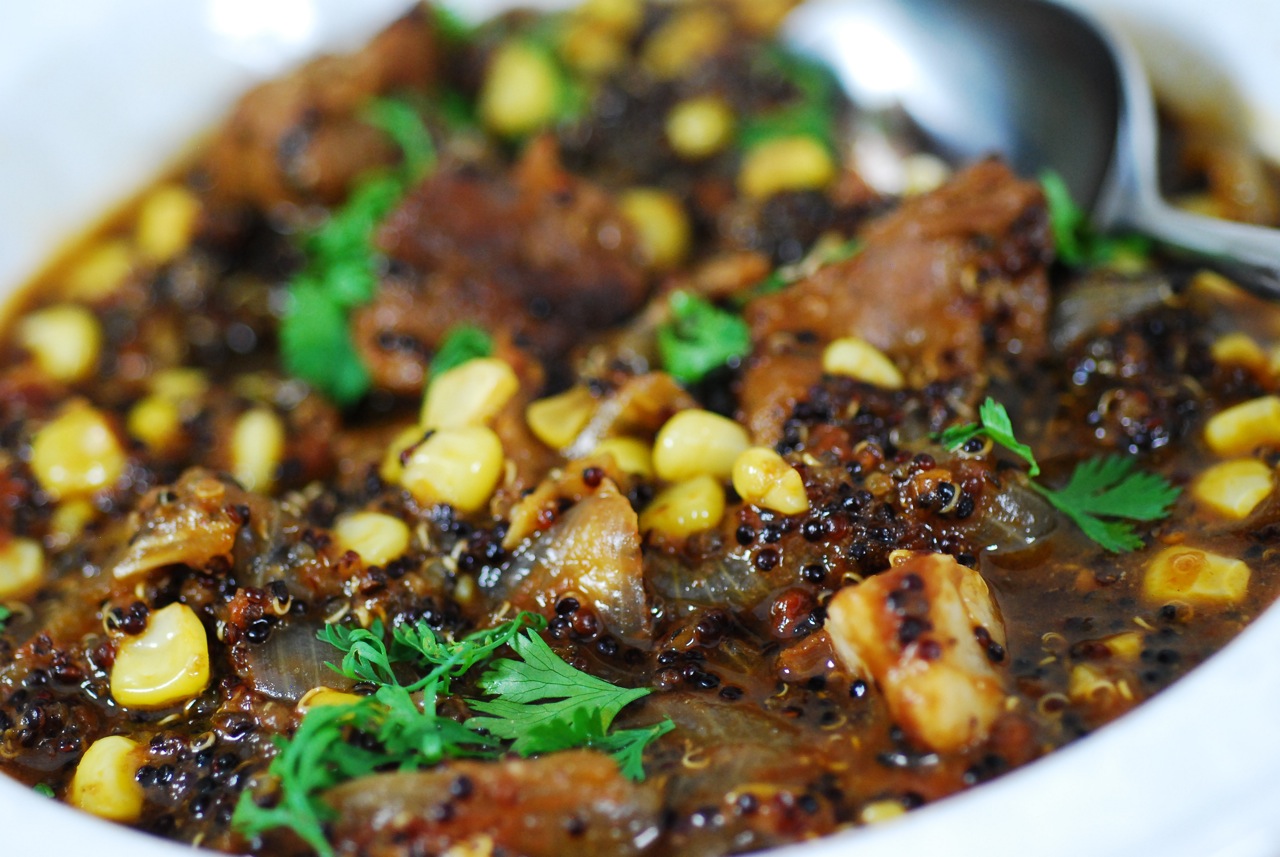 Know Whey: Southwestern Lamb Stew with Stout and Quinoa