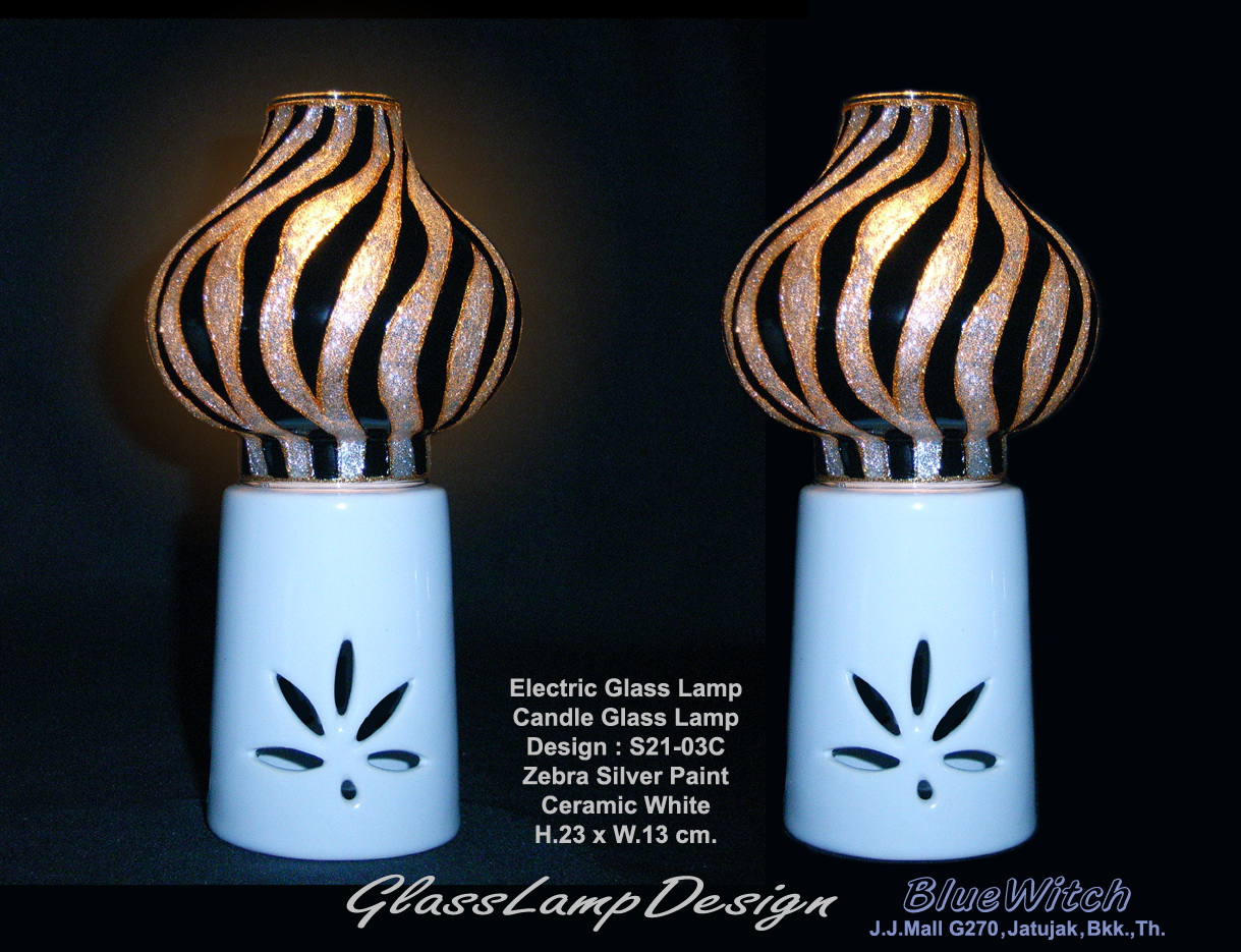 Blue Witch Handicraft: Glass Lamp Design