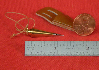Miniature Plumb Bobs: Miniature Fancy Brass Surveyor's Plumb Bob with ...