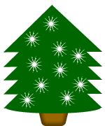 Free Cute Clipart: Christmas Tree Clipart Set