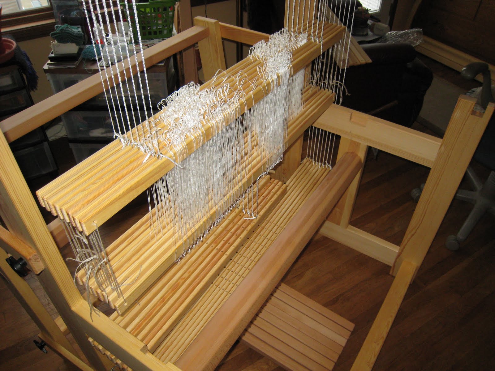 MadCityMike's Blog: "Day 2 of Assembling My Oxaback Lilla Floor Loom..."