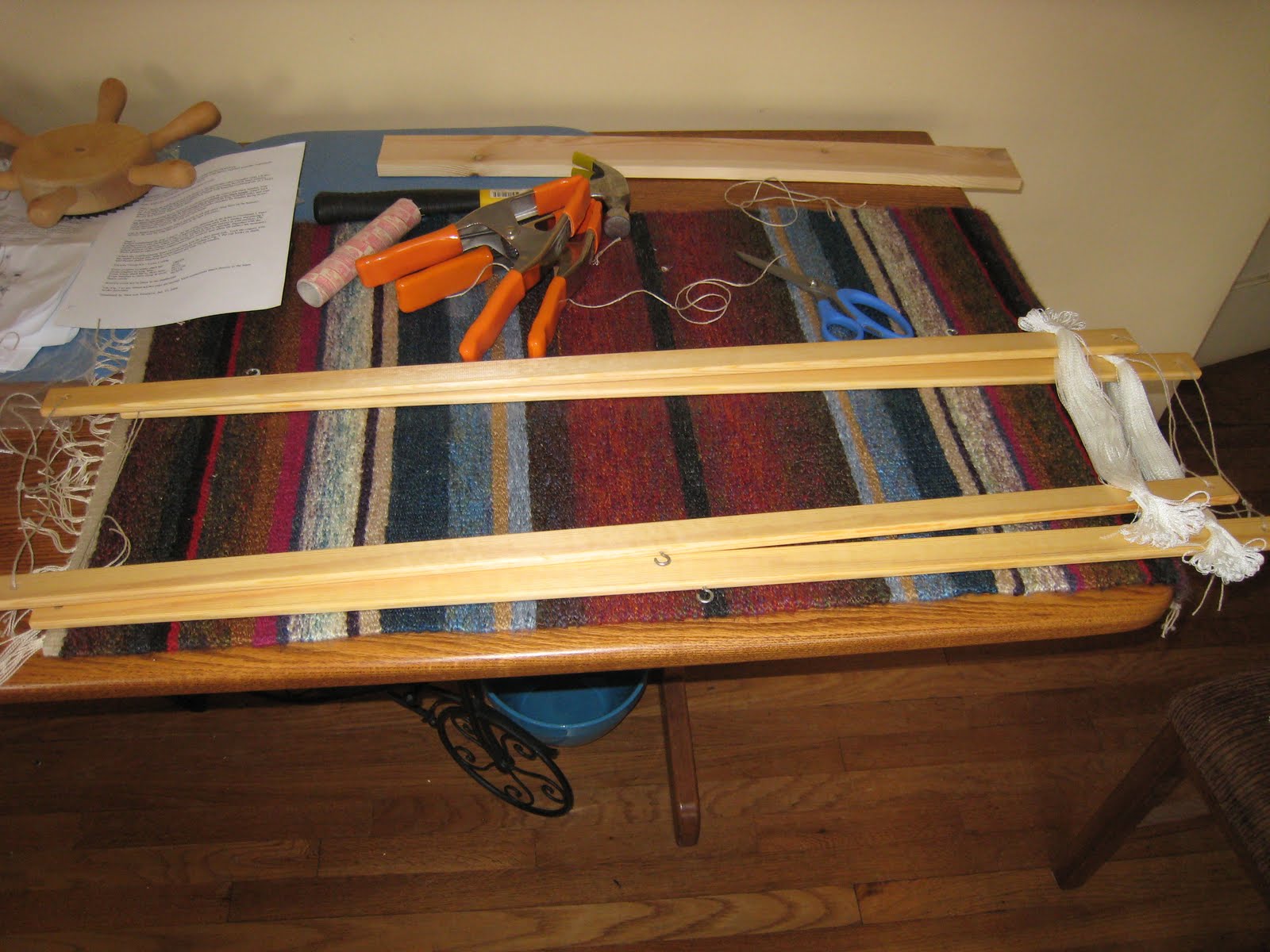 MadCityMike's Blog: "Day 2 of Assembling My Oxaback Lilla Floor Loom..."
