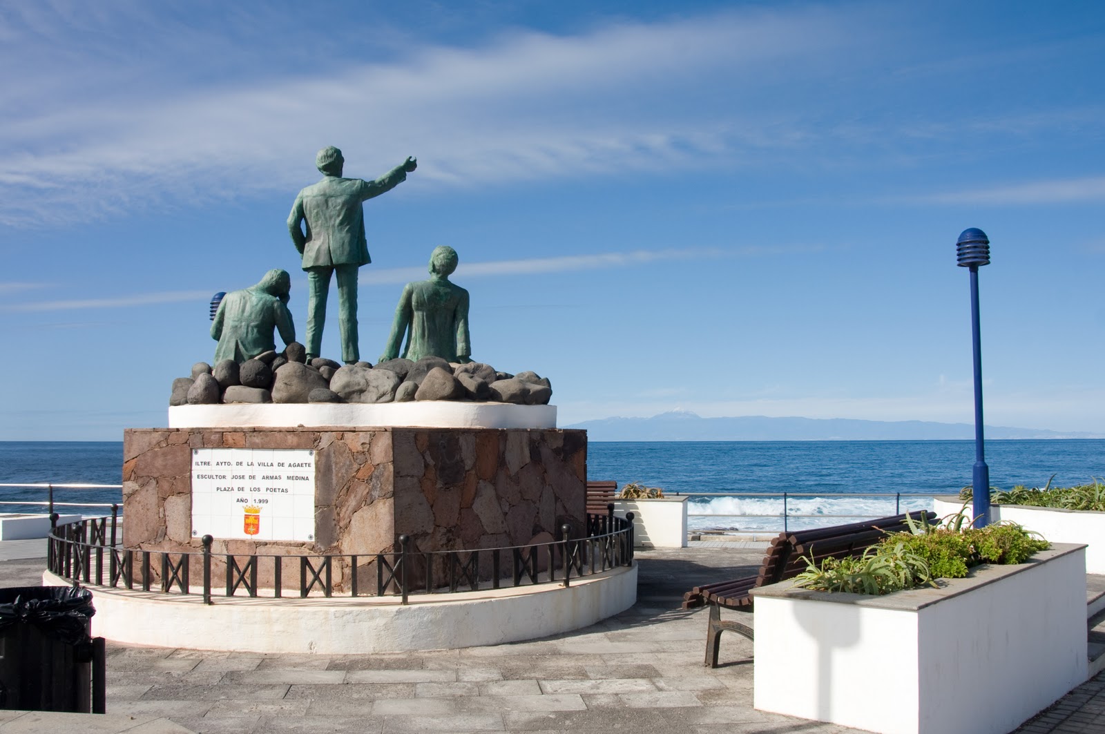 Esculturas Gran Canaria: Monumento a los Poetas, Alonso Quesada, Tomas ...