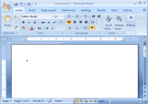 Software de aplicacion ejecutiva: Microsoft Office Word