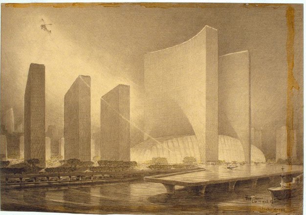 hello-uise.blogspot: Drawings by Hugh Ferriss