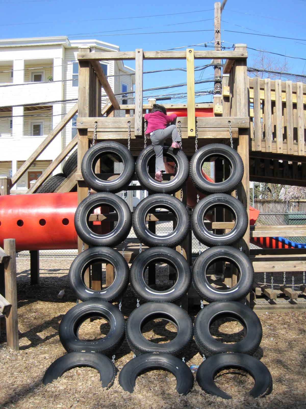 The Life of Ally: Climbing the tire wall