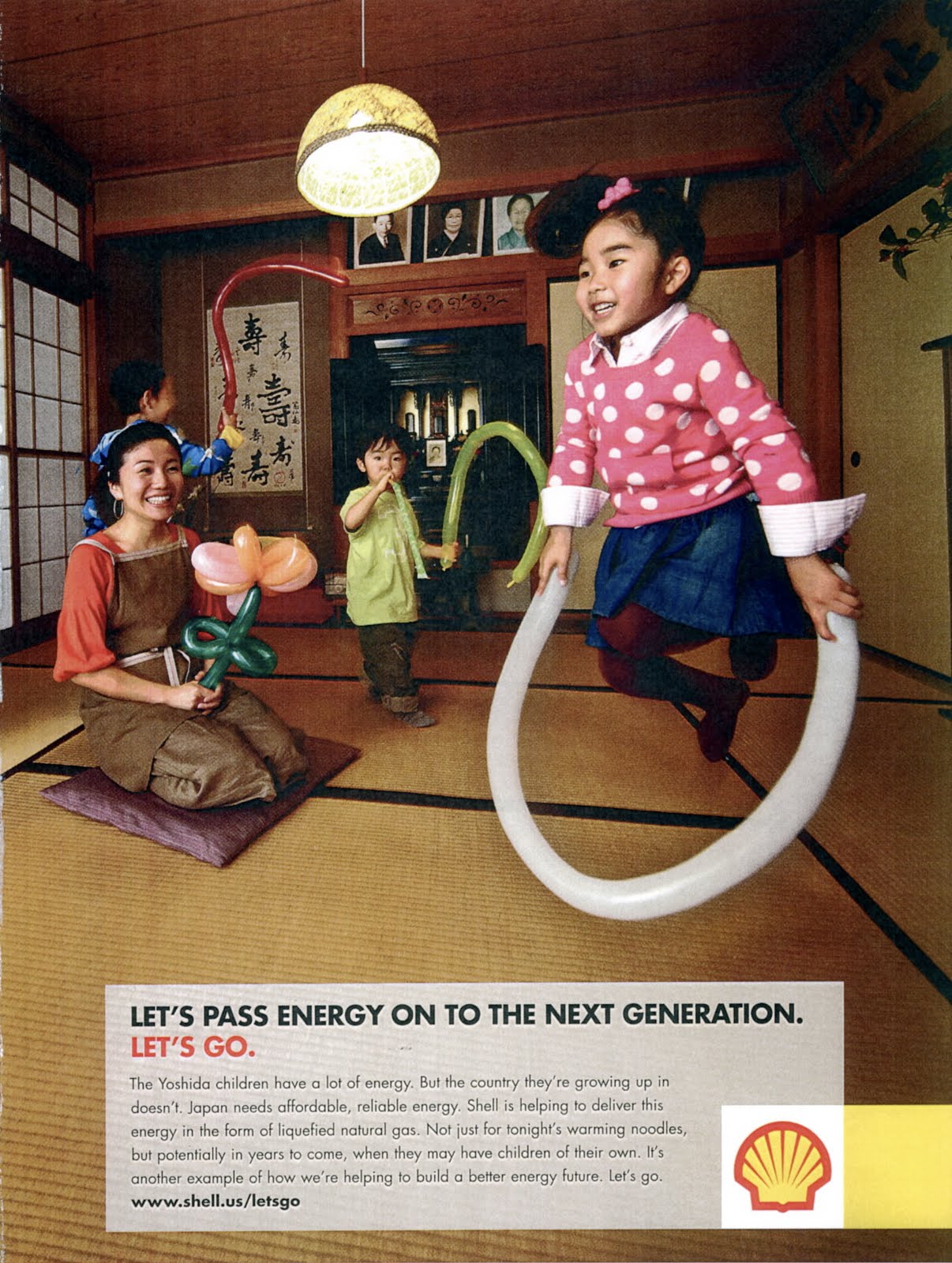 copyranter: Shell's new ads: Cute Kids and Kites and Balloon Flowers ...