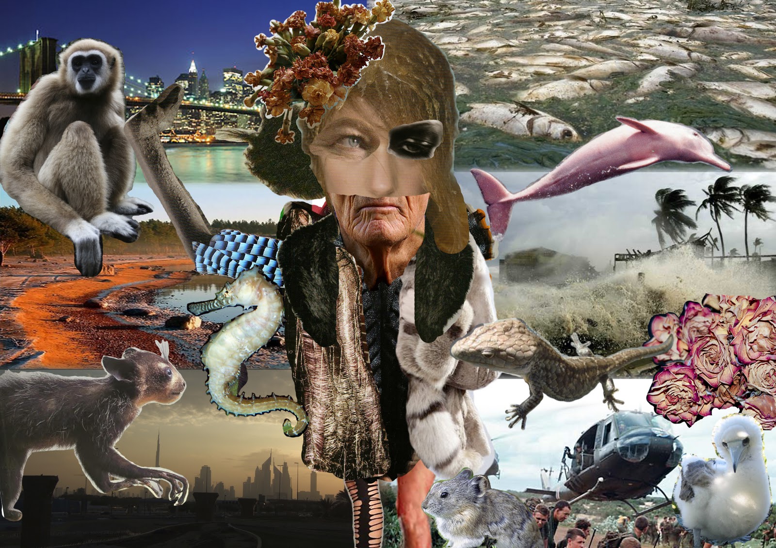 As Darkness Descends...: Mother Nature Collages