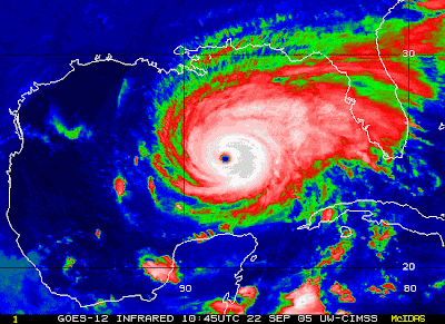 B Squared's Picture Blog: Hurricane Rita Radar Pic