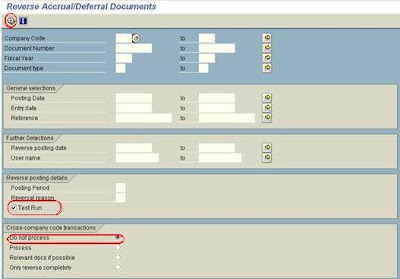 SAP e-mory: SAP F.81 Reverse Accrual Defferal Doc