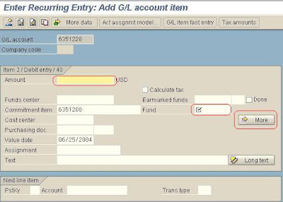 SAP e-mory: SAP FBD1 Recurring Vendor