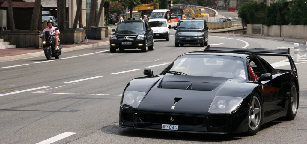 ExotiCar Photo: Ferrari F40 LM in Monaco