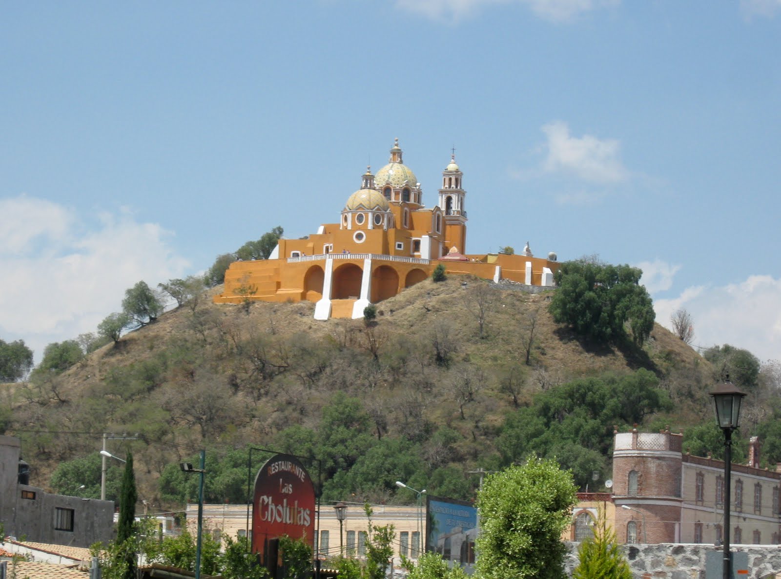 Breiner on the road: The church built on the pyramid in Cholula